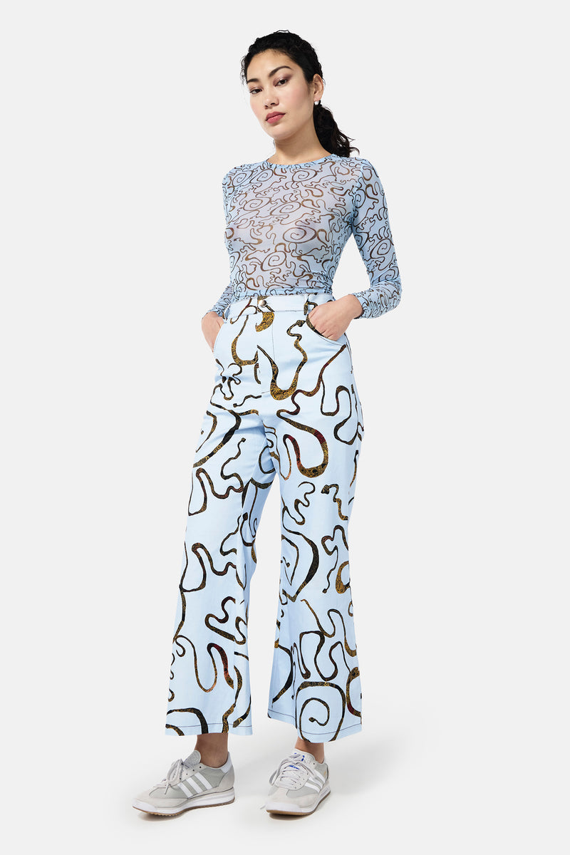 Snakes Mesh Top – Romance Was Born